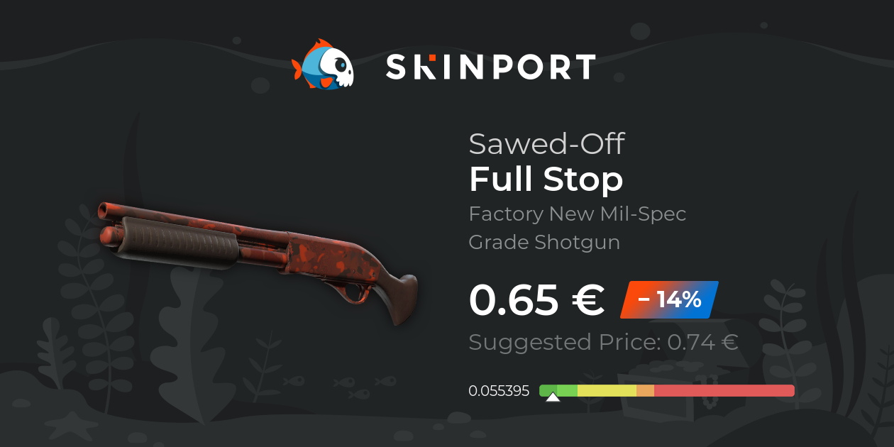 Sawed-Off | Full Stop (Factory New) - Counter-Strike 2 - Skinport