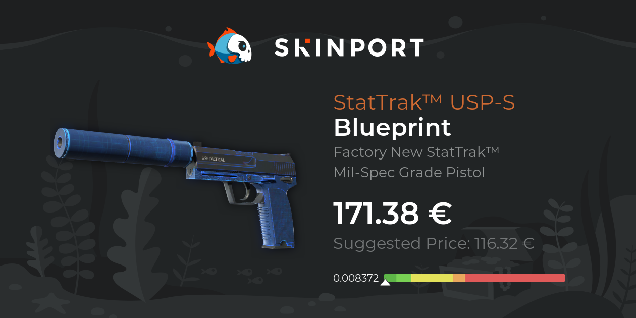 StatTrak™ USP-S | Blueprint (Factory New) - Counter-Strike 2 - Skinport