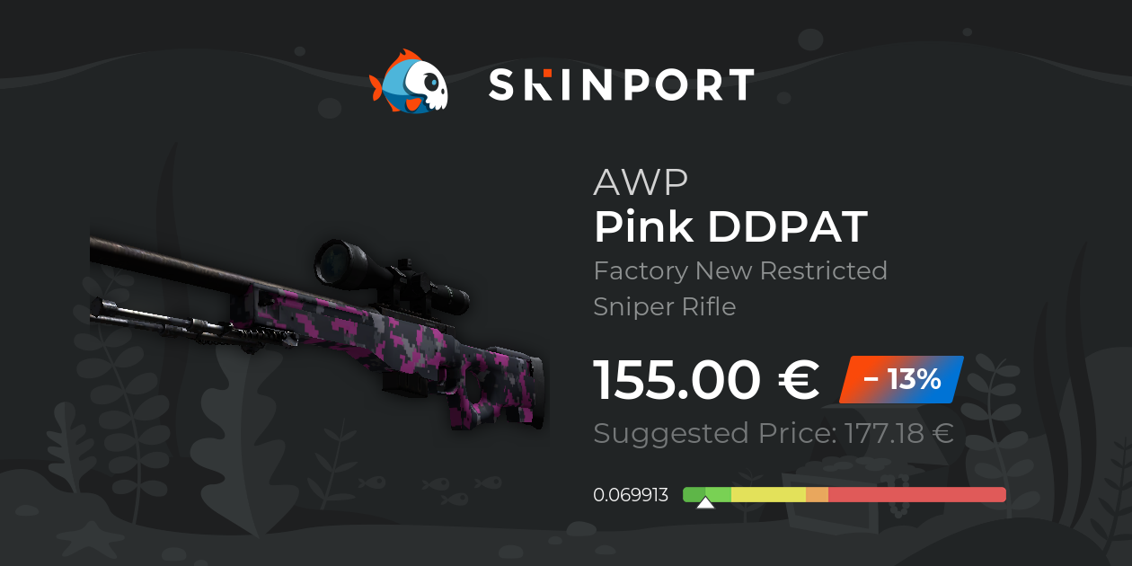 AWP | Pink DDPAT (Factory New) - CS:GO - Skinport