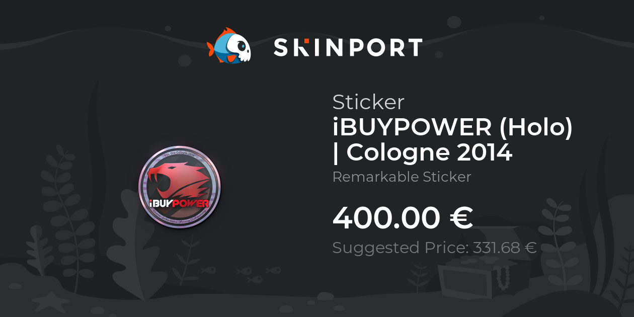 Sticker | iBUYPOWER (Holo) | Cologne 2014 - Counter-Strike 2 - Skinport