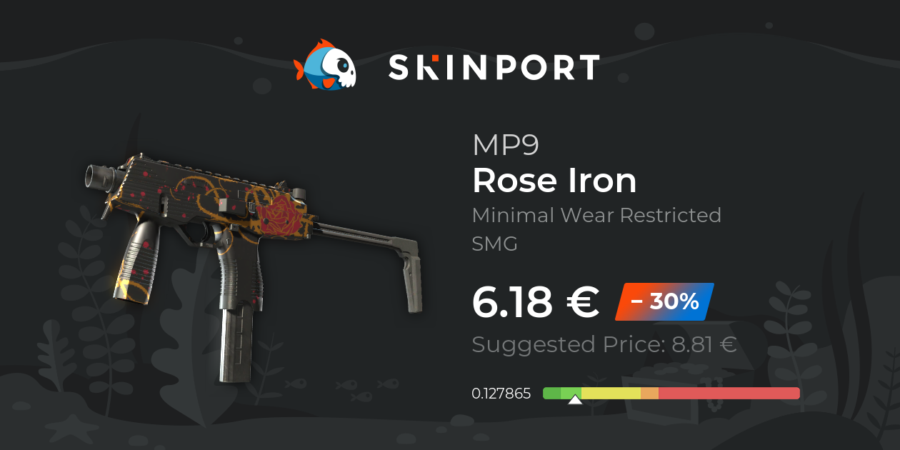 MP9 | Rose Iron (Minimal Wear) - Counter-Strike 2 - Skinport