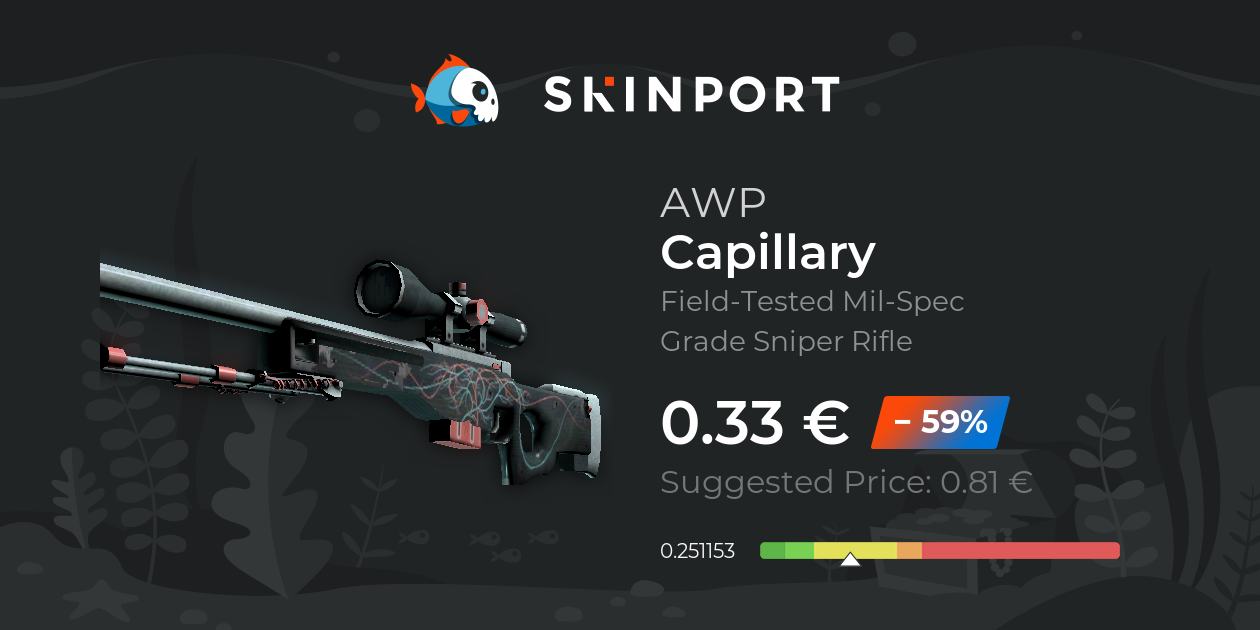 AWP | Capillary (Field-Tested) - Counter-Strike 2 - Skinport