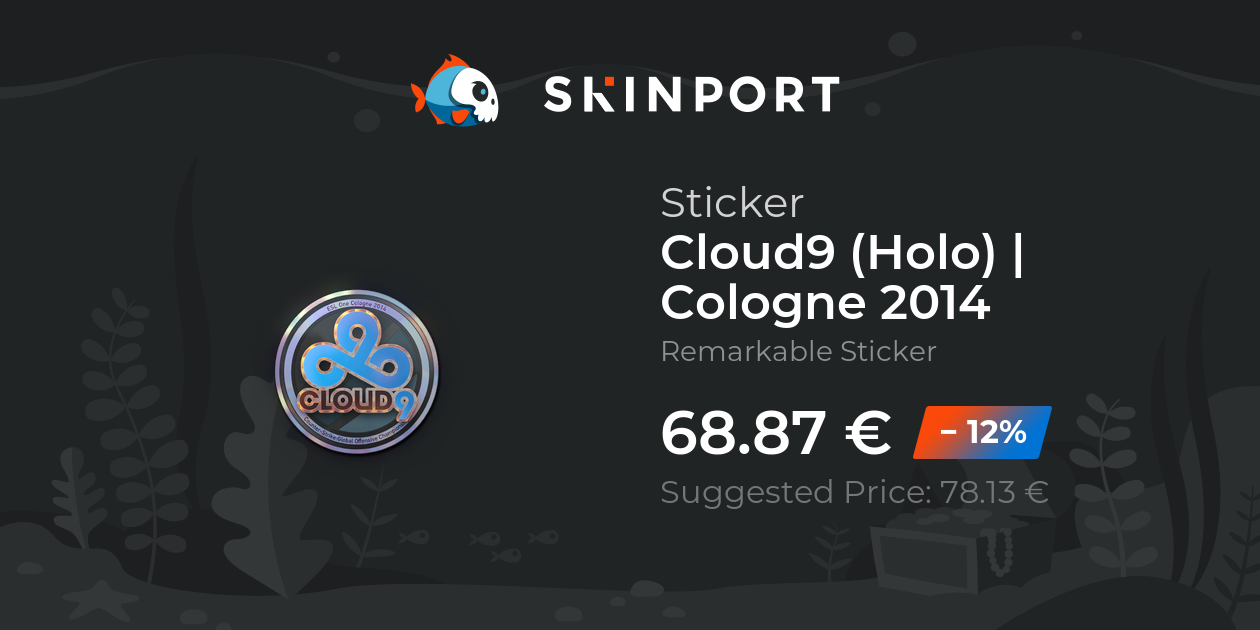 Sticker | Cloud9 (Holo) | Cologne 2014 - Counter-Strike 2 - Skinport