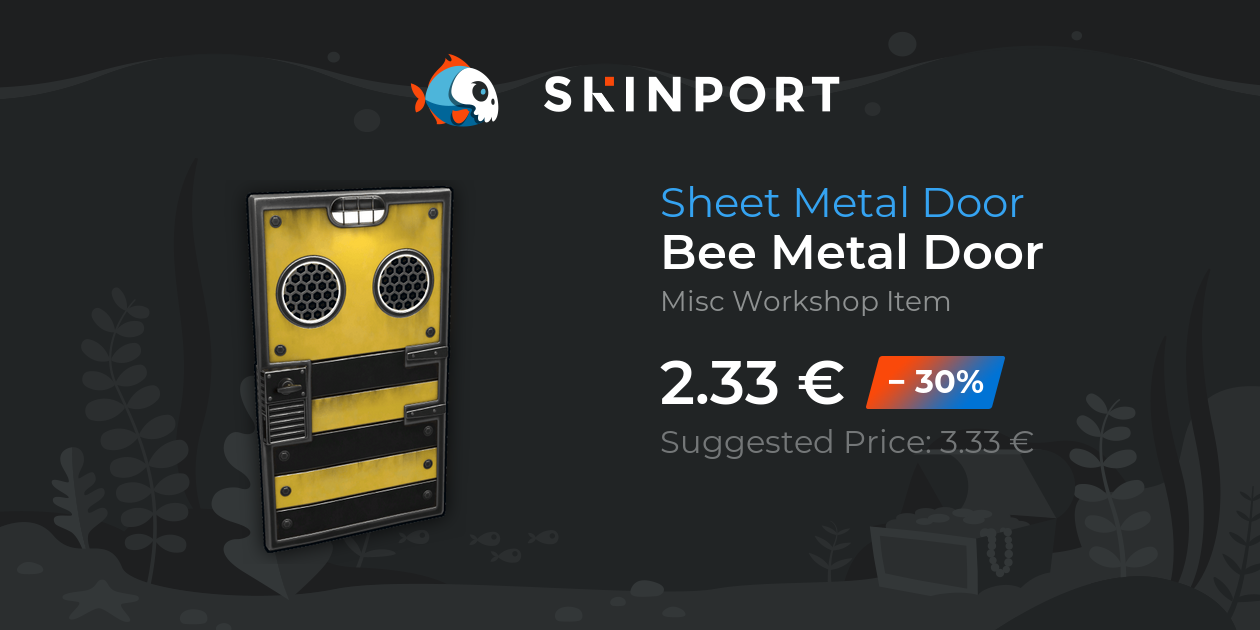 Bee Metal Door - Rust - Skinport