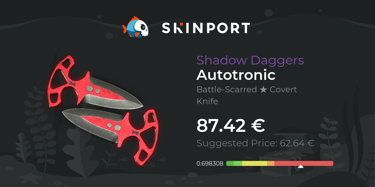 Shadow Daggers | Autotronic (Battle-Scarred) - Counter-Strike 2 - Skinport