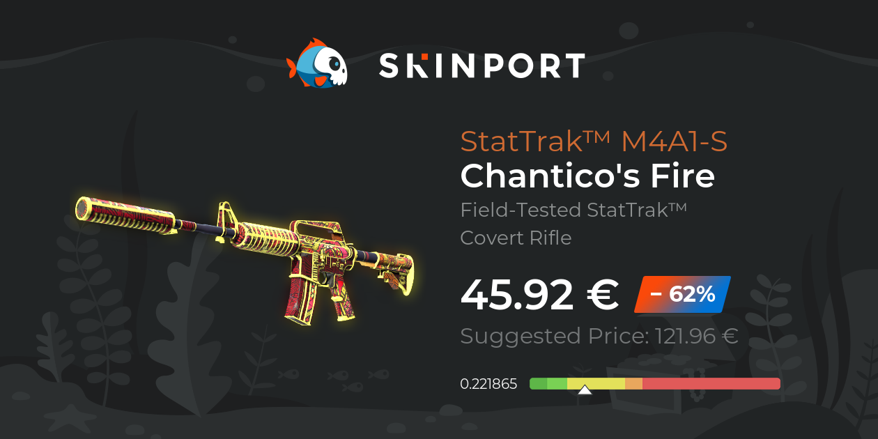 StatTrak™ M4A1-S | Chantico's Fire (Field-Tested) - Counter-Strike 2 ...