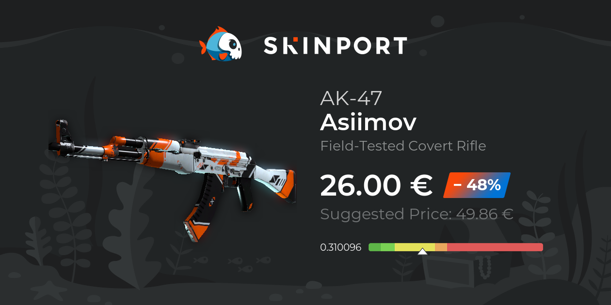 AK-47 | Asiimov (Field-Tested) - Counter-Strike 2 - Skinport