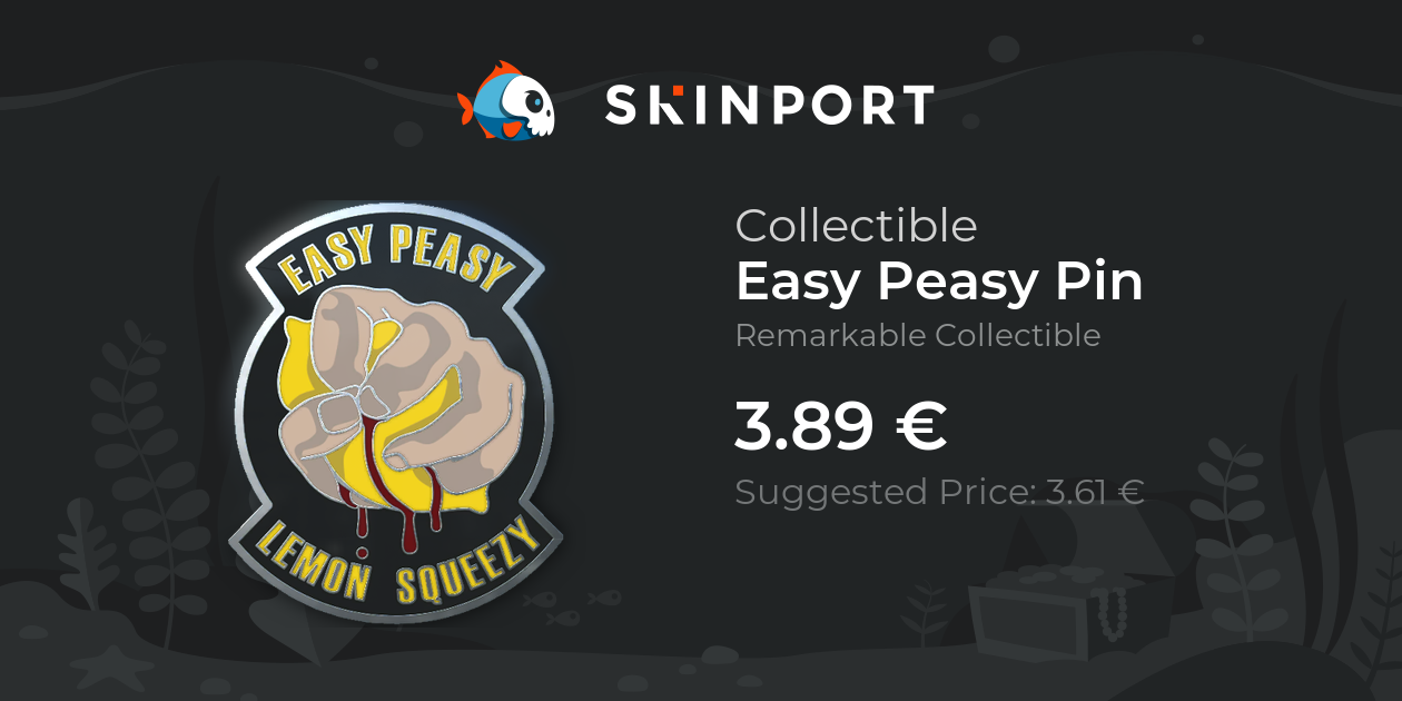 Easy Peasy Pin - Counter-Strike 2 - Skinport