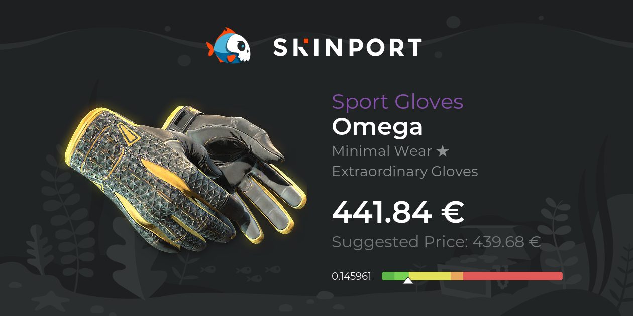 Sport Gloves | Omega (Minimal Wear) - Counter-Strike 2 - Skinport
