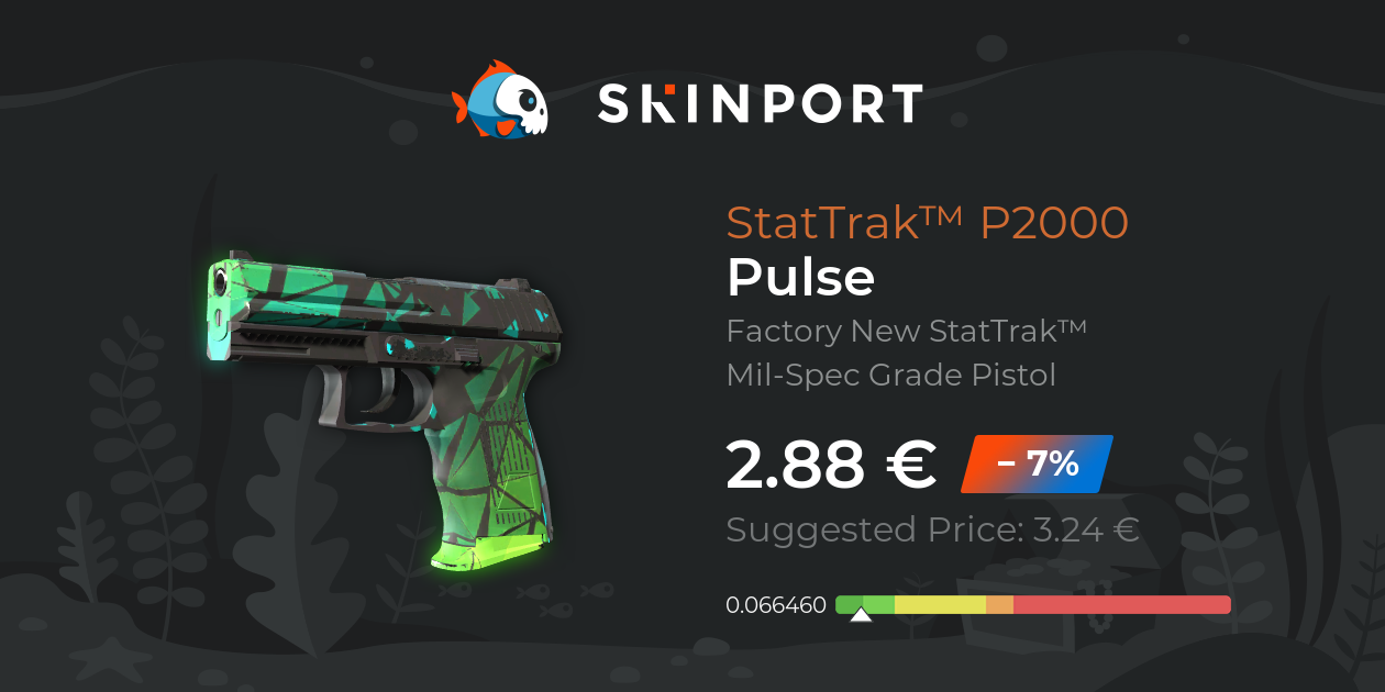 StatTrak™ P2000 | Pulse (Factory New) - Counter-Strike 2 - Skinport