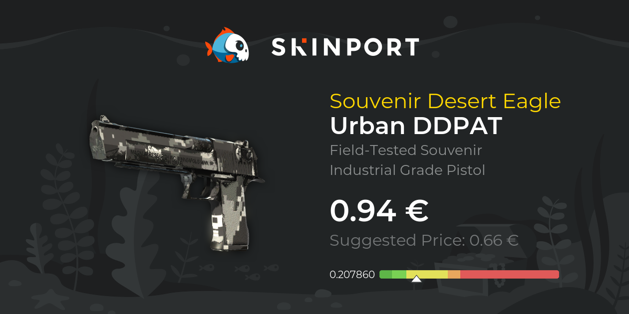 Souvenir Desert Eagle | Urban DDPAT (Field-Tested) - Counter-Strike 2 ...
