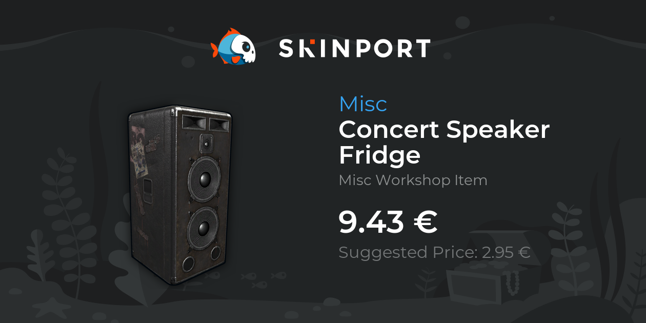 Concert Speaker Fridge - Rust - Skinport