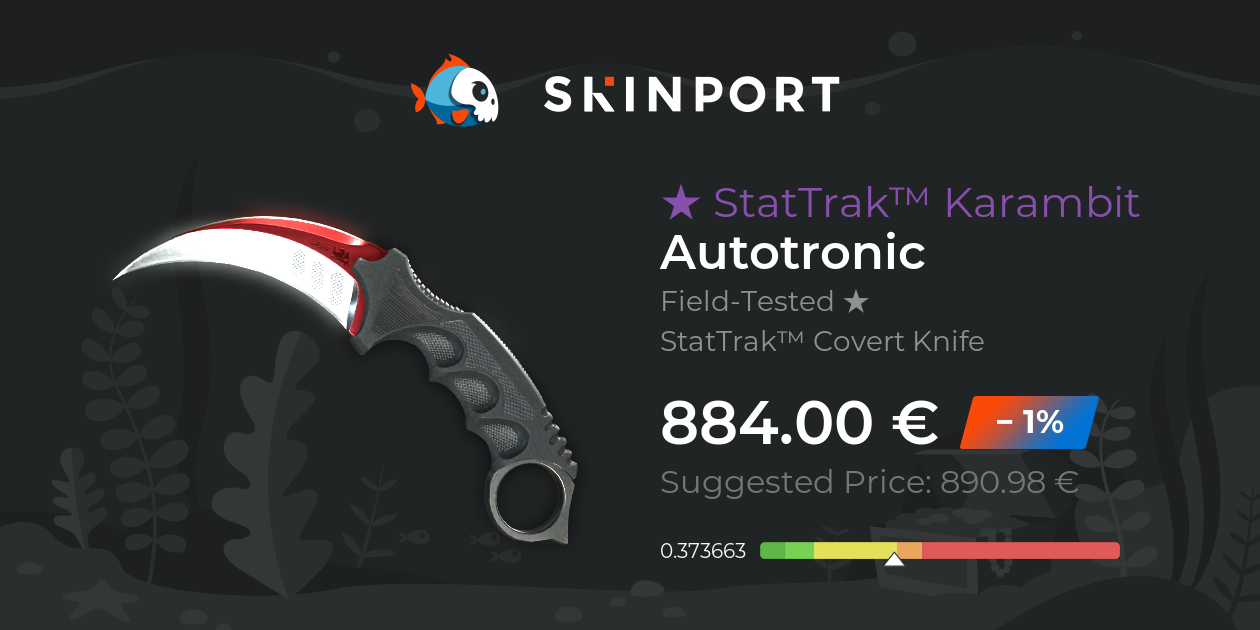 StatTrak™ Karambit | Autotronic (Field-Tested) - Counter-Strike 2 ...