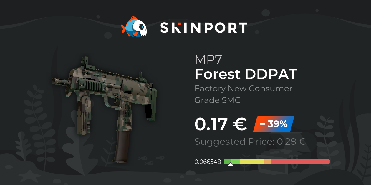 MP7 | Forest DDPAT (Factory New) - Counter-Strike 2 - Skinport