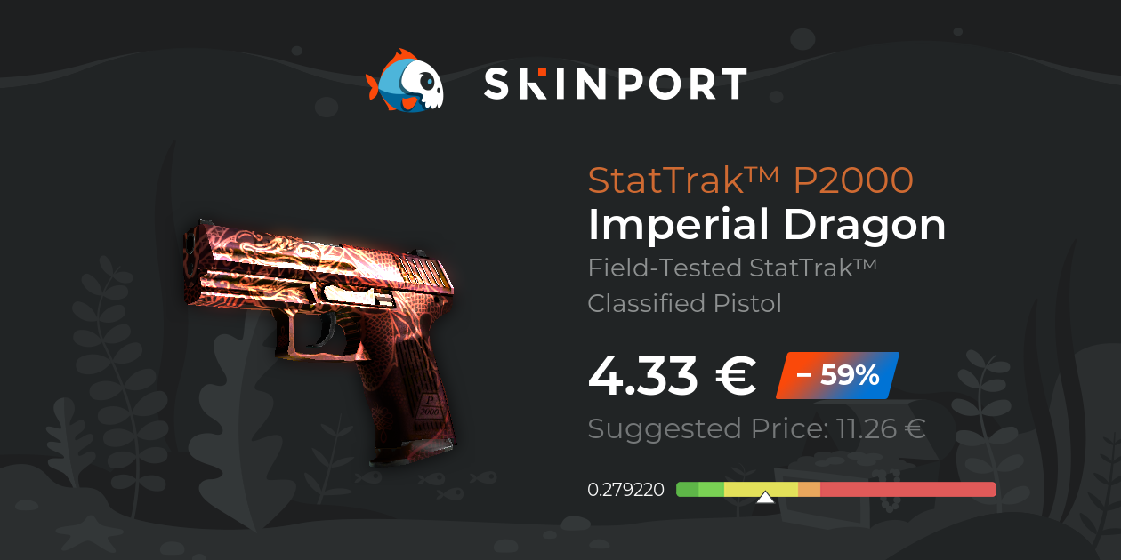 StatTrak™ P2000 | Imperial Dragon (Field-Tested) - CS:GO - Skinport