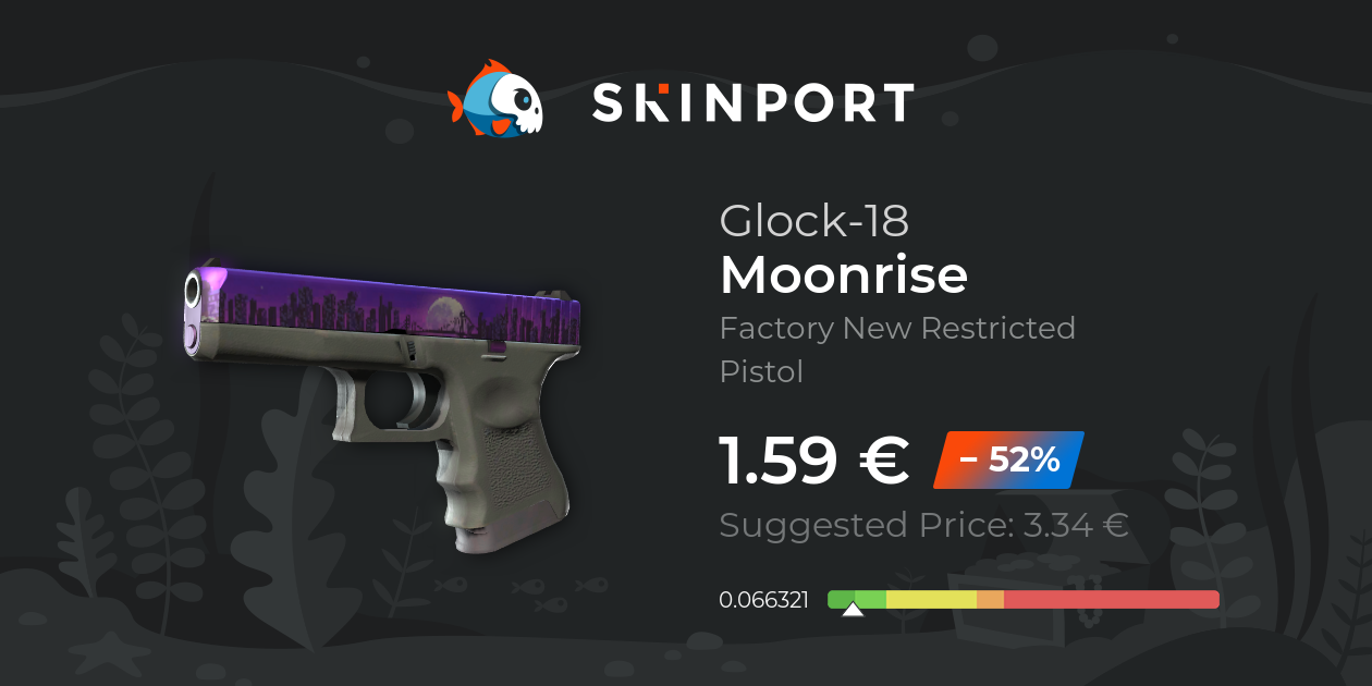 Glock-18 | Moonrise (Factory New) - Counter-Strike 2 - Skinport