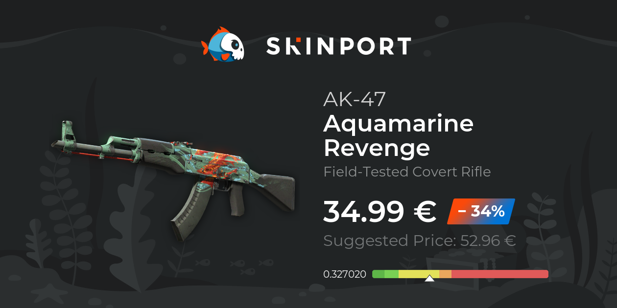 AK-47 | Aquamarine Revenge (Field-Tested) - Counter-Strike 2 - Skinport