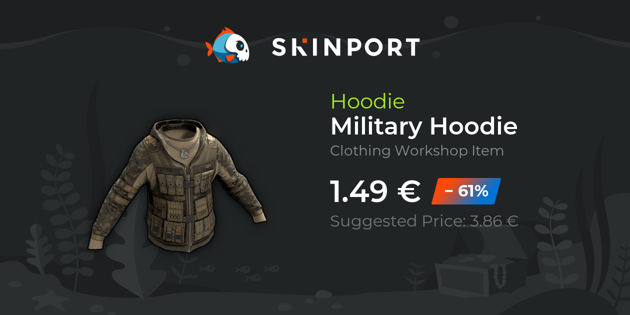 Military Hoodie - Rust - Skinport