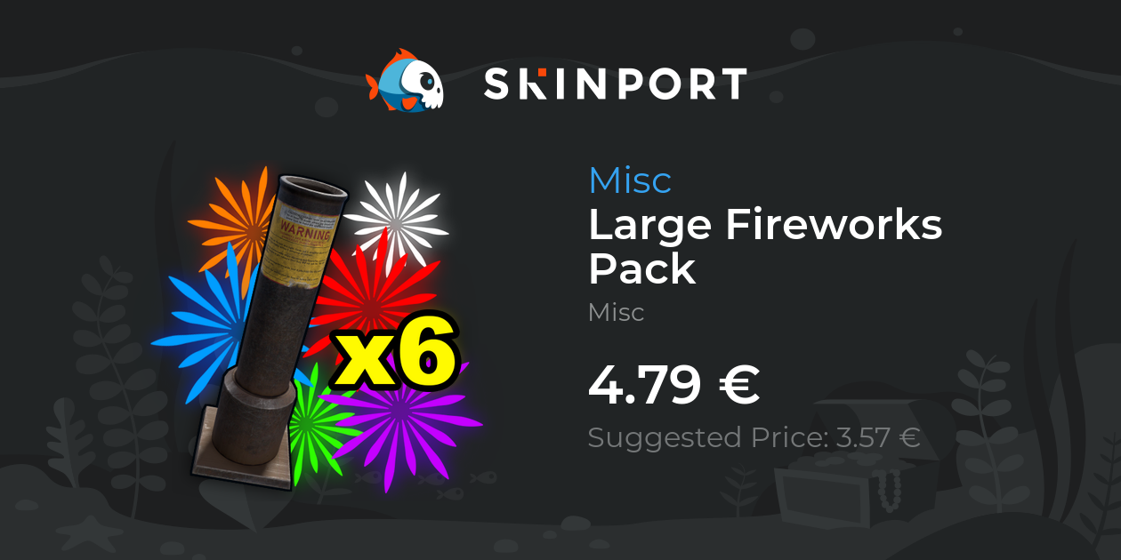 Large Fireworks Pack - Rust - Skinport