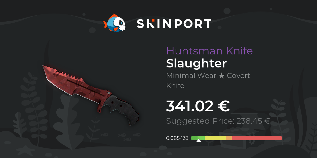Huntsman Knife | Slaughter (Minimal Wear) - Counter-Strike 2 - Skinport