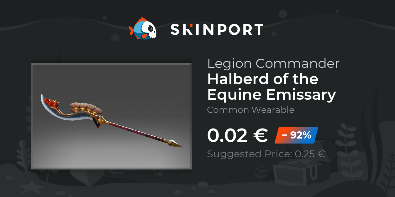 Halberd of the Equine Emissary - Dota 2 - Skinport