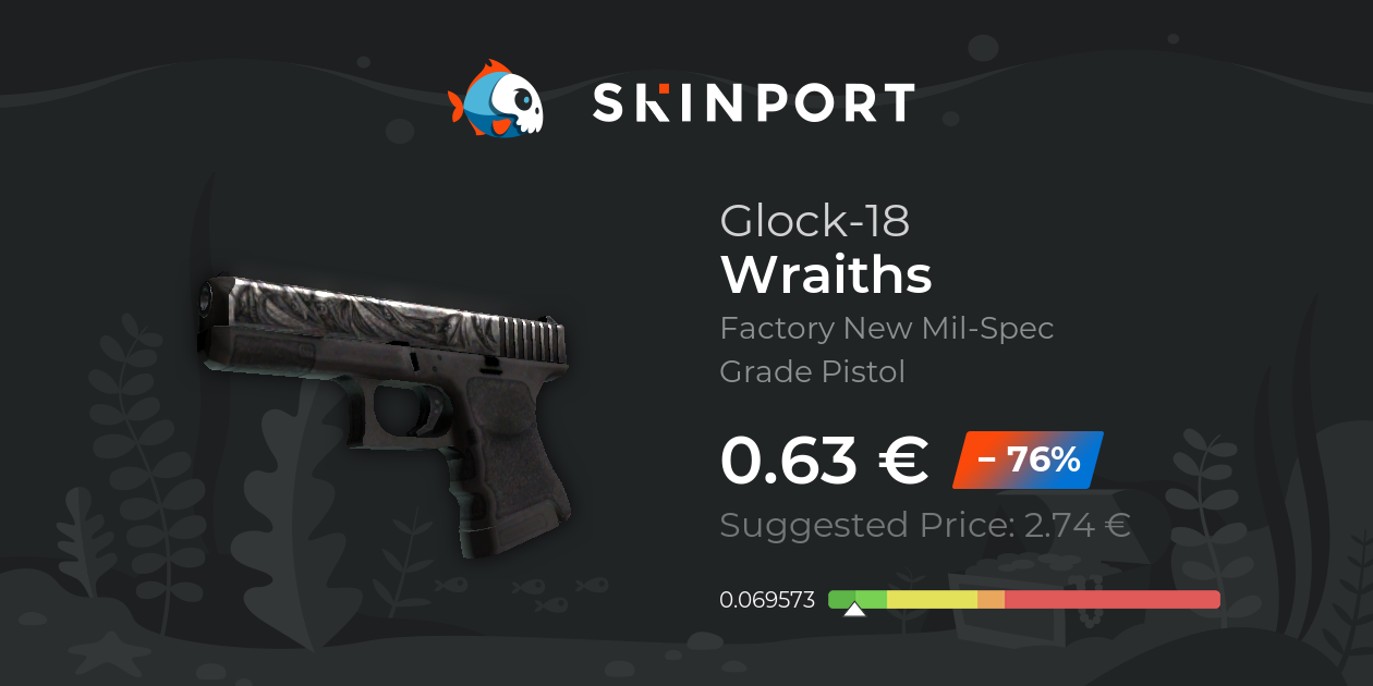 Glock-18 | Wraiths (Factory New) - Counter-Strike 2 - Skinport