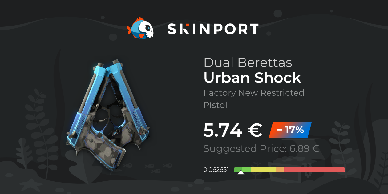 Dual Berettas | Urban Shock (Factory New) - Counter-Strike 2 - Skinport