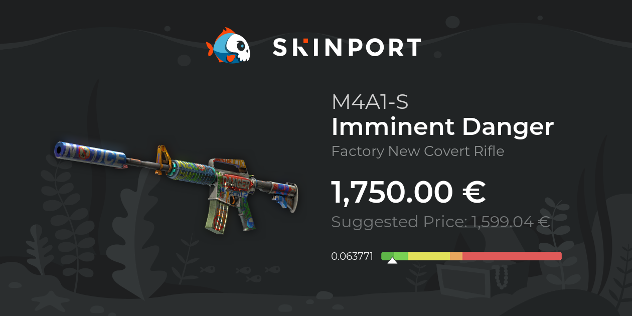 M4A1-S | Imminent Danger (Factory New) - Counter-Strike 2 - Skinport