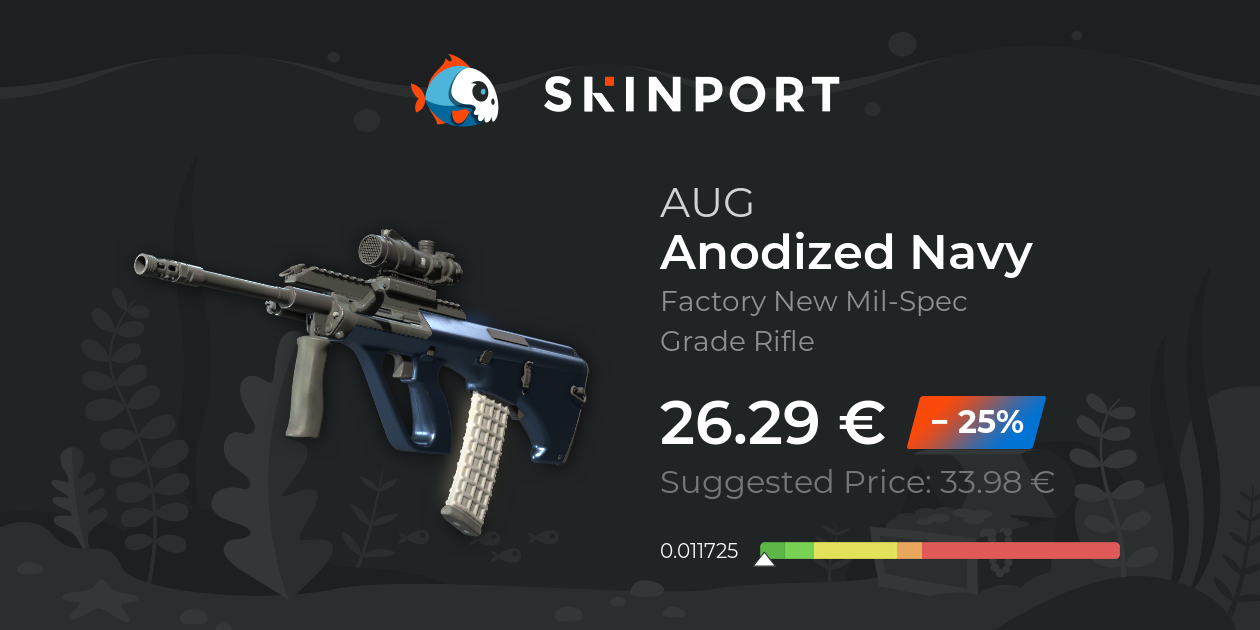 AUG | Anodized Navy (Factory New) - Counter-Strike 2 - Skinport