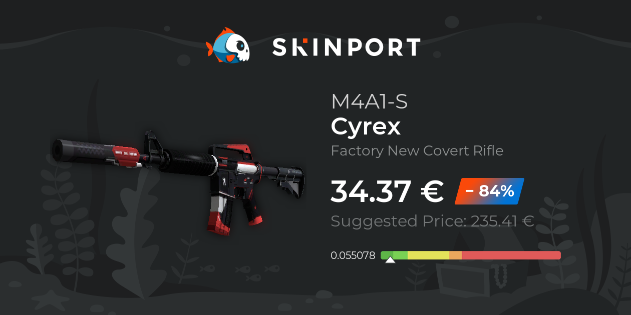 M4A1-S | Cyrex (Factory New) - CS2 - Skinport