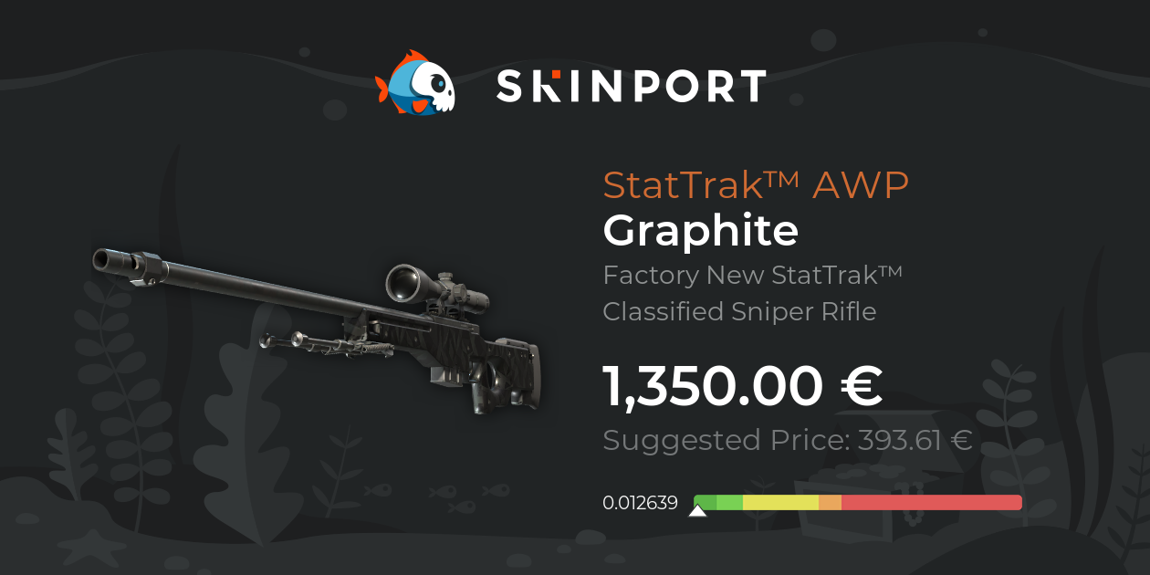 StatTrak™ AWP | Graphite (Factory New) - Counter-Strike 2 - Skinport