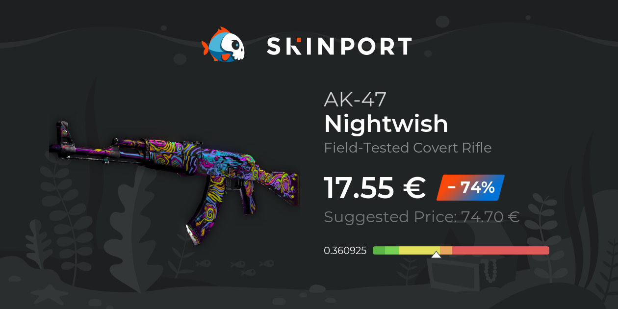 AK-47 | Nightwish (Field-Tested) - Counter-Strike 2 - Skinport