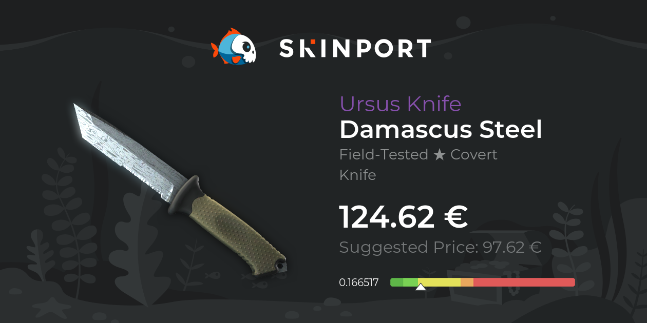 Ursus Knife | Damascus Steel (Field-Tested) - Counter-Strike 2 - Skinport