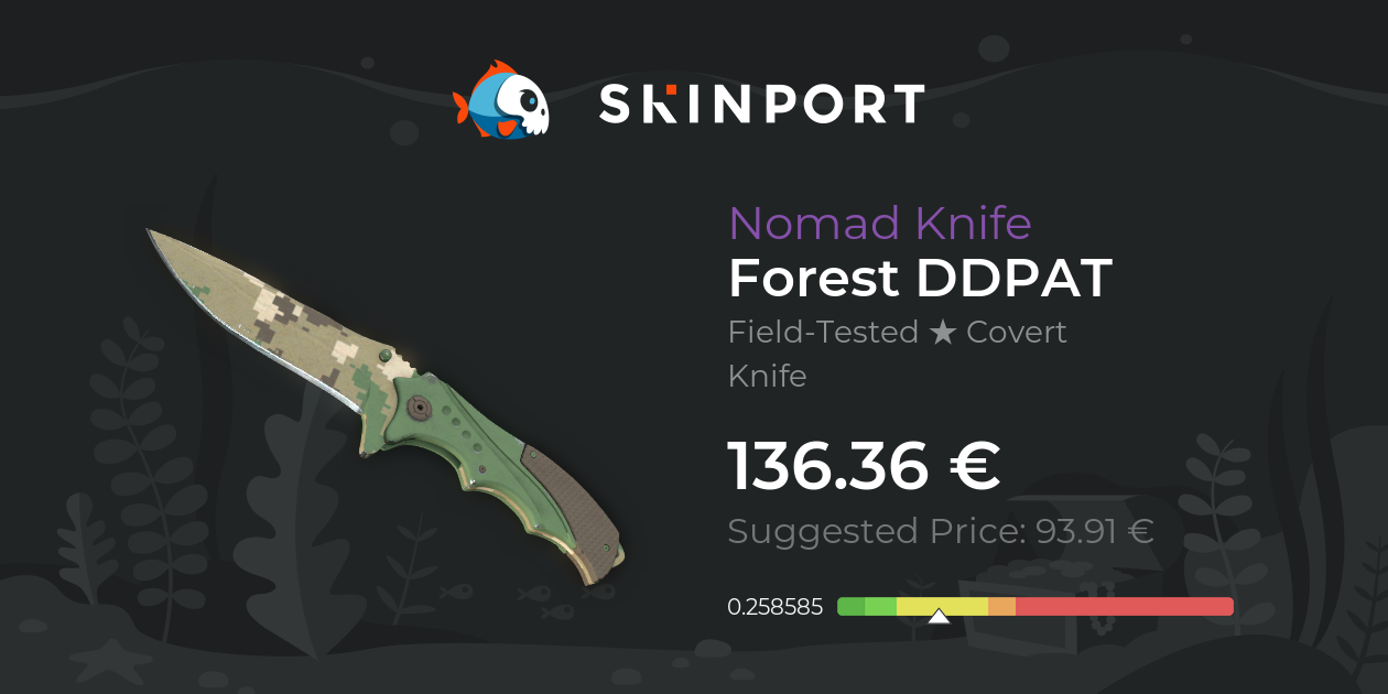 Nomad Knife | Forest DDPAT (Field-Tested) - Counter-Strike 2 - Skinport