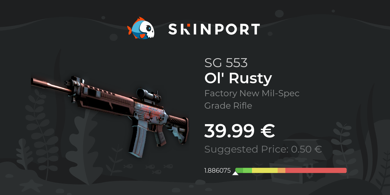 SG 553 | Ol' Rusty (Factory New) - CS:GO - Skinport