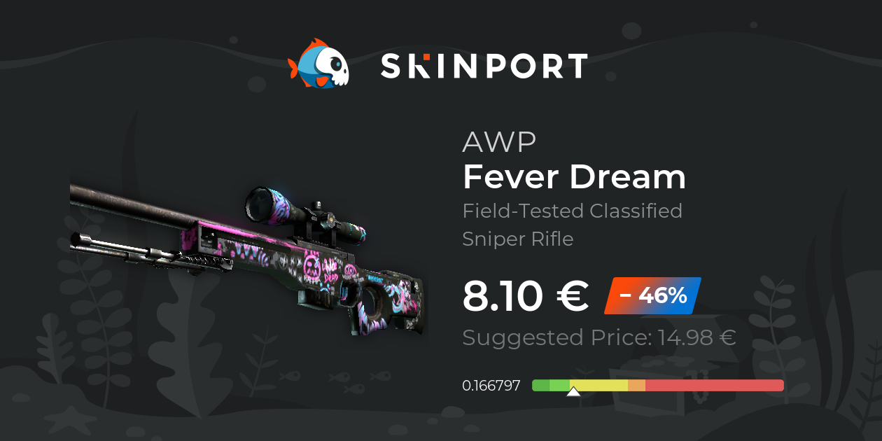 AWP | Fever Dream (Field-Tested) - Counter-Strike 2 - Skinport