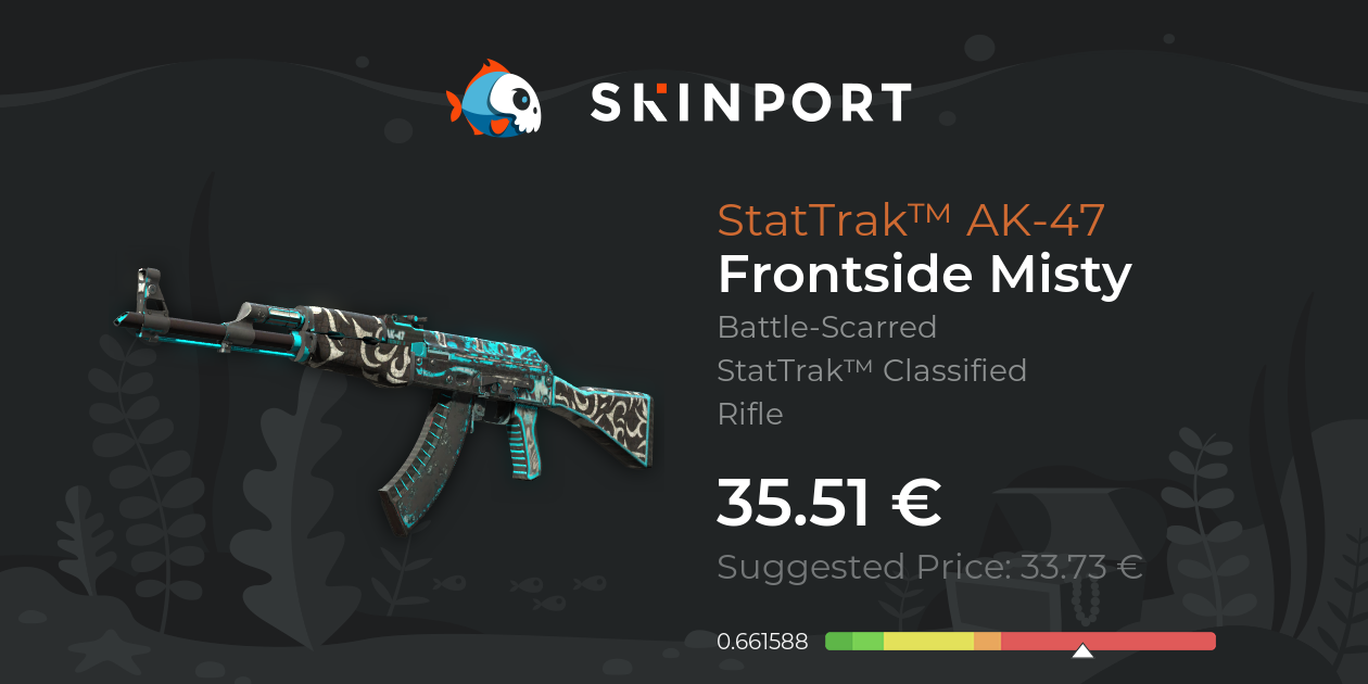 StatTrak™ AK-47 | Frontside Misty (Battle-Scarred) - Counter-Strike 2 ...