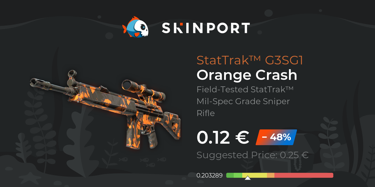 StatTrak™ G3SG1 | Turuncu Kaza (Görevde Kullanılmış) - Counter-Strike 2 ...