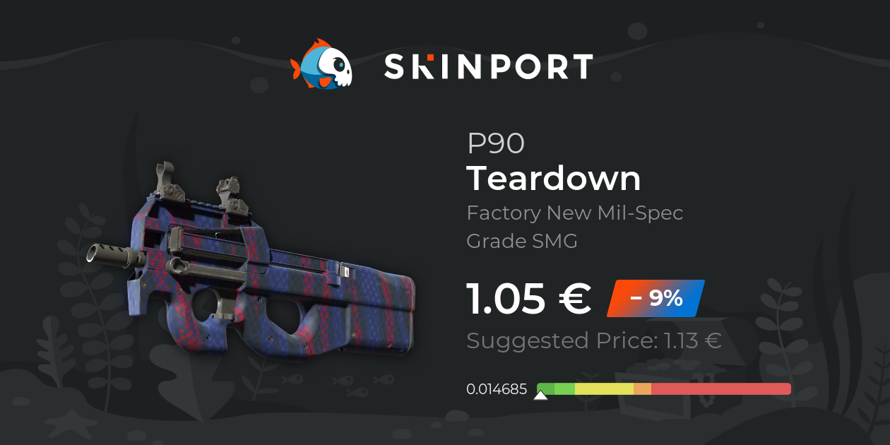 P90 | Teardown (Factory New) - Counter-Strike 2 - Skinport