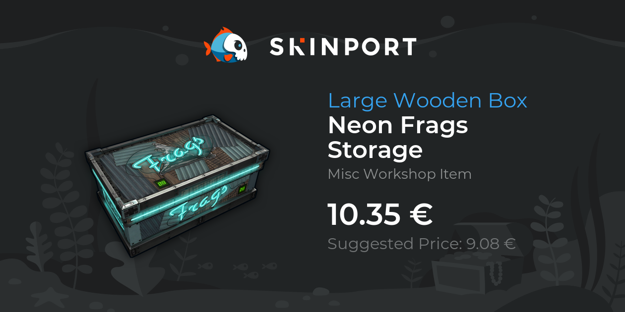 Neon Frags Storage - Rust - Skinport