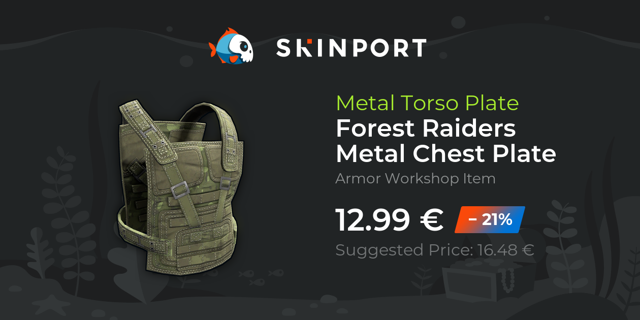 Forest Raiders Metal Chest Plate - Rust - Skinport
