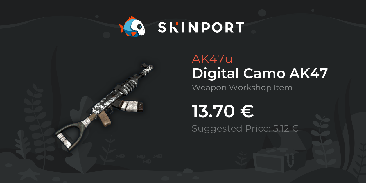Digital Camo AK47 - Rust - Skinport