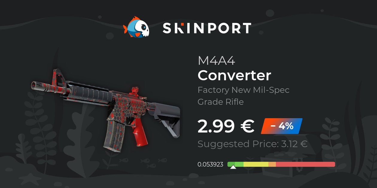 M4A4 | Converter (Factory New) - Counter-Strike 2 - Skinport