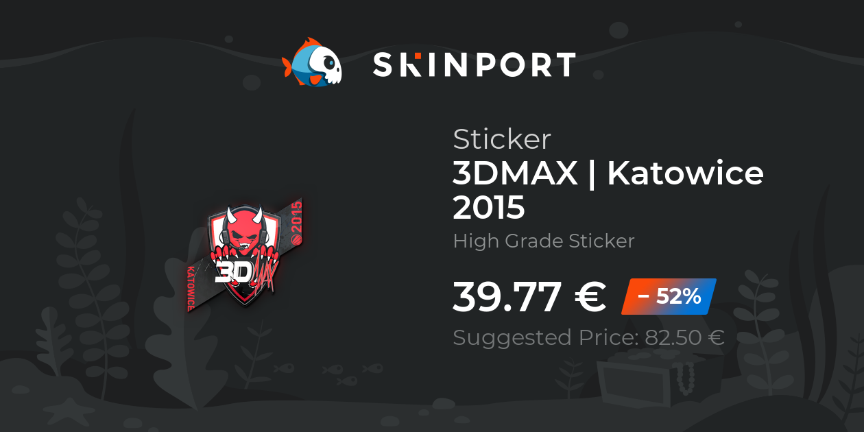 Sticker | 3DMAX | Katowice 2015 - Counter-Strike 2 - Skinport