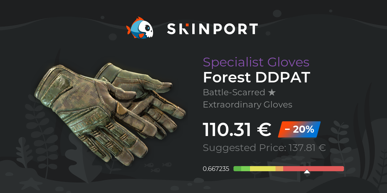 Specialist Gloves | Forest DDPAT (Battle-Scarred) - Counter-Strike 2 ...