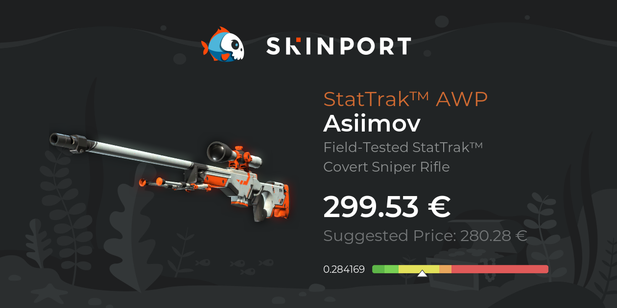 StatTrak™ AWP | Asiimov (Field-Tested) - Counter-Strike 2 - Skinport