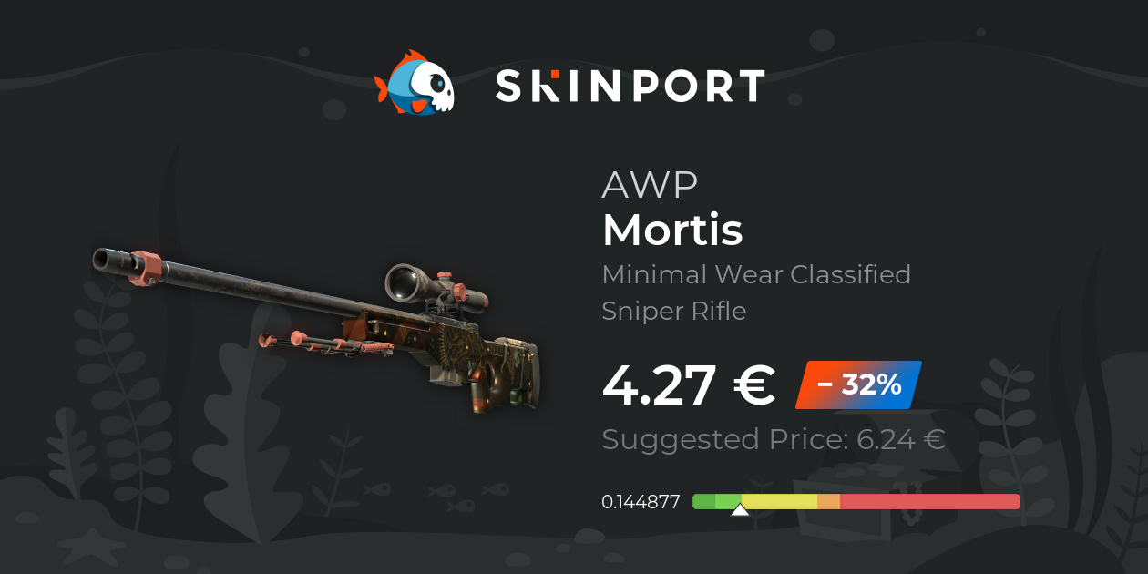 AWP | Mortis (Minimal Wear) - Counter-Strike 2 - Skinport