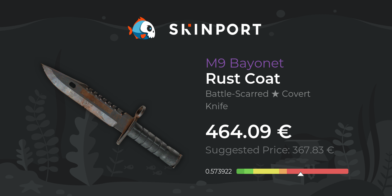 M9 Bayonet | Rust Coat (Battle-Scarred) - Counter-Strike 2 - Skinport