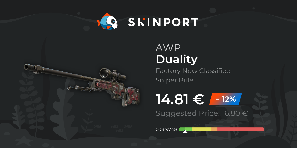 AWP | Duality (Factory New) - Counter-Strike 2 - Skinport