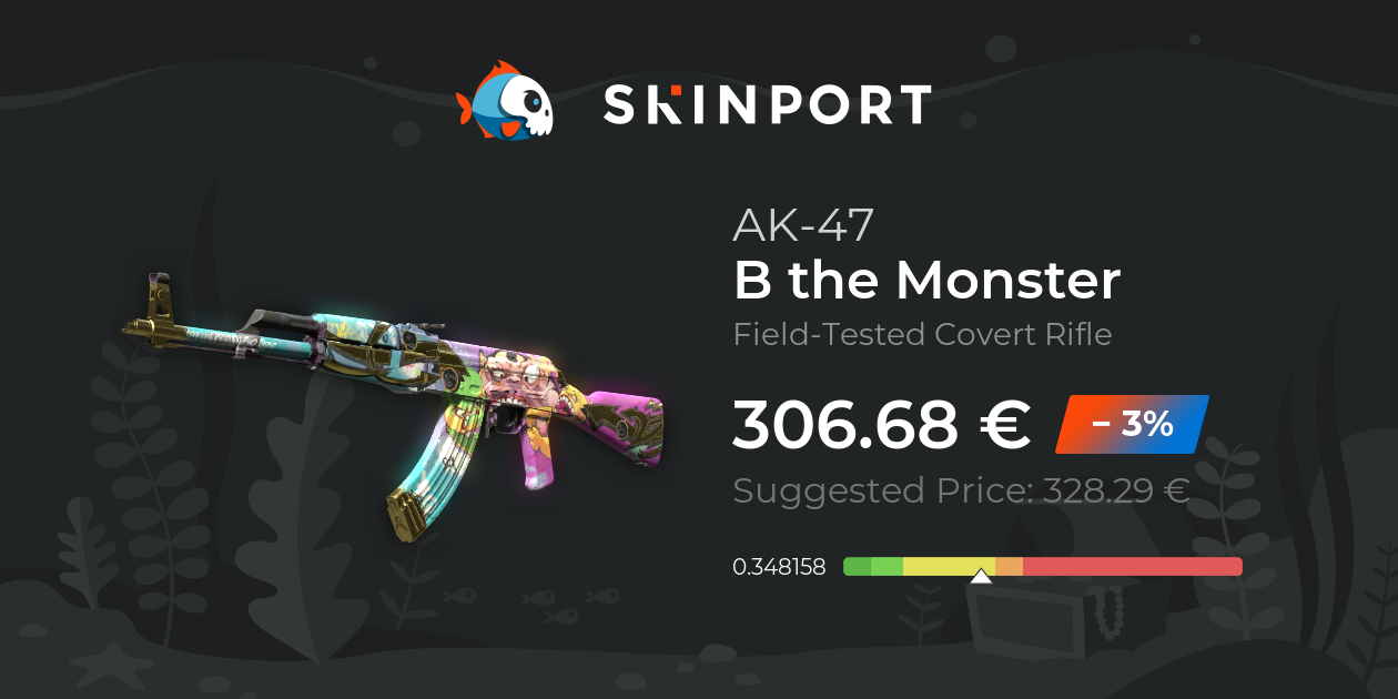 AK-47 | B the Monster (Field-Tested) - Counter-Strike 2 - Skinport